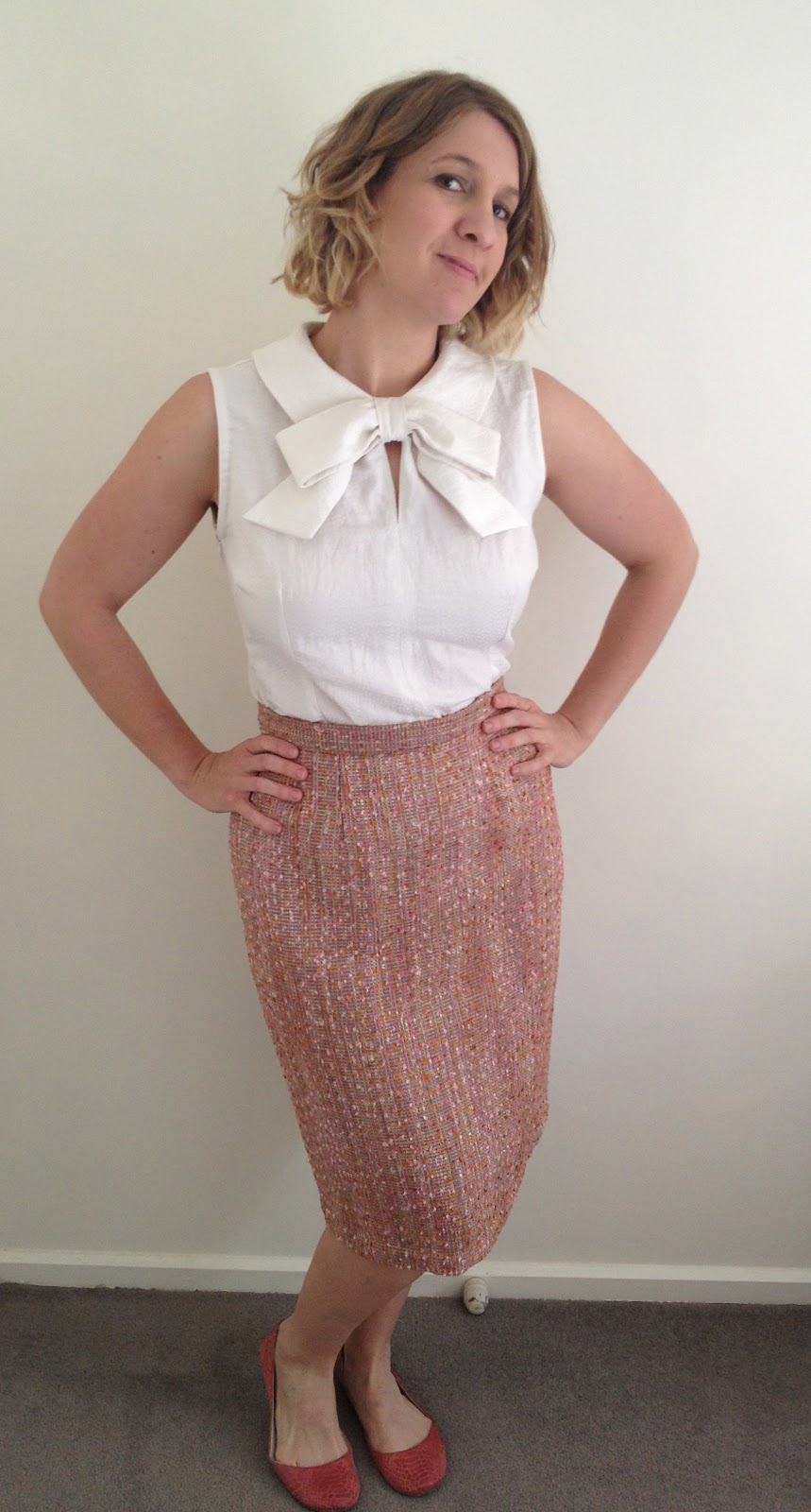 Amanda vs Simplicity 2154 Big Bow Blouse